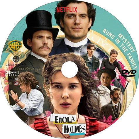 Enola Holmes 2020 Custom R0 And R2 Dvd Labels Dvdcover Com
