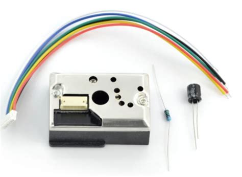 低成本空氣品質感測器 夏普 Gp2y10開箱實驗 Makerpro