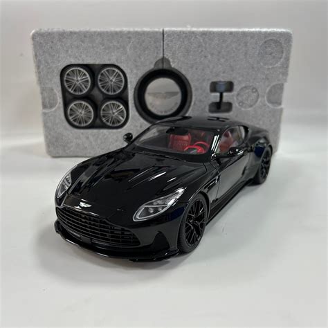 1 18 Aston Martin Db12 Black Full Open Diecast Car Model