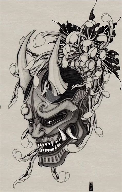 250 Hannya Mask Tattoo Designs With Meaning 2020 Japanese Oni Demon