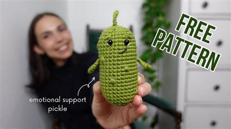 Crochet An Emotional Support Pickle With Me And Free Pattern Crochet Purse Pattern Free