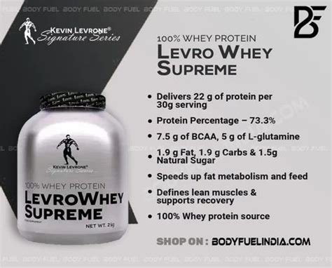Kevin Levrone Levro Whey Supreme At Best Price In Bhopal By Aditya International Id 2853153875373