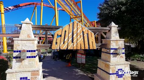 Six Flags Goliath Roller Coaster