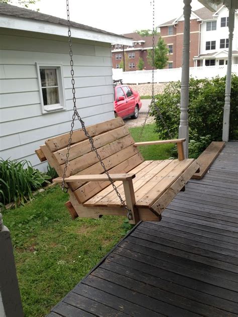 Diy Wooden Swing For Your Porch
