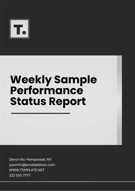 Free Weekly Update Report Template To Edit Online Free Weekly Update Report Template To Edit Online