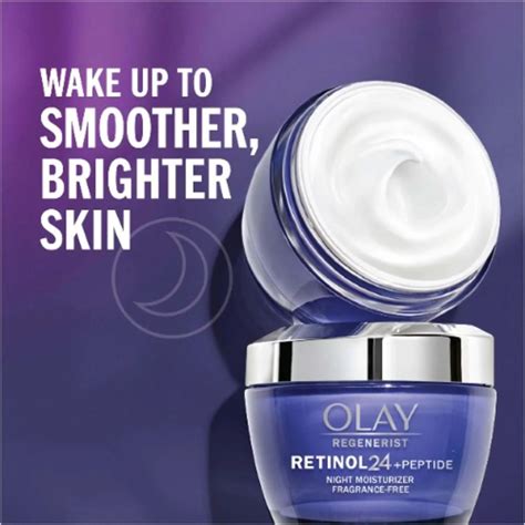Olay Regenerist Retinol 24 Peptide Night Moisturizer 48g Skinstash