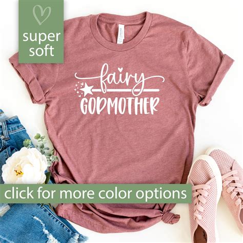 Fairy Godmother Shirt For Godmother T For Mothers Day Godmother