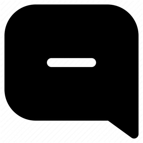 Messaging Conversation Chat Bubble Remove Delete Icon Download