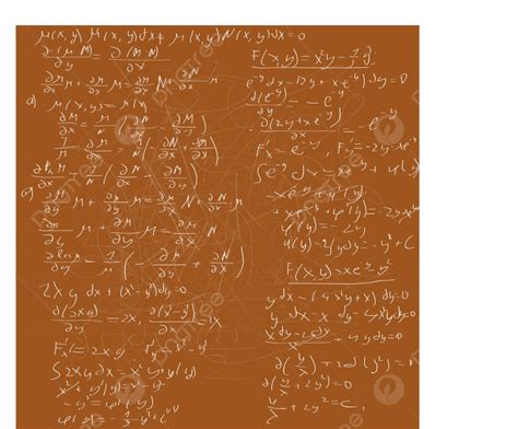 Math Background College Chalk Seamless Vector College Chalk Seamless