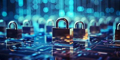 Premium Photo Utilizing Advanced Cybersecurity Technology To