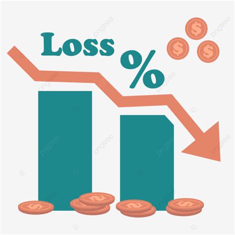 Illustration Of Investment Loss Vector Investment Financial Invest