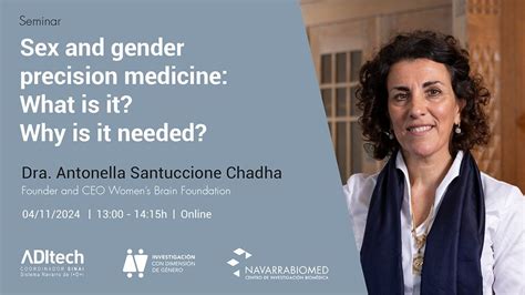 Aditech En Linkedin Sex And Gender Precision Medicine What Is It Why