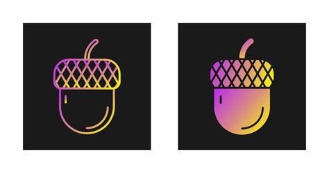 Acorn Vector Icon 23966165 Vector Art At Vecteezy