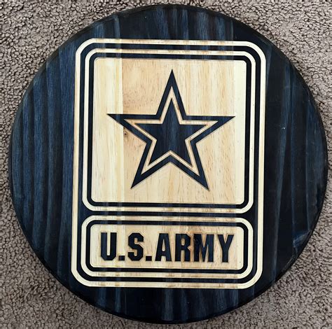Army Rectangle Blue Heirloom Wood Army Rectangle Blue Heirloom Wood