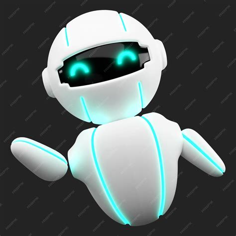 Premium Photo 3d Friendly Cute Robot Virtual Smart Assistant Bot Chatbot Mascot Ai Artificial