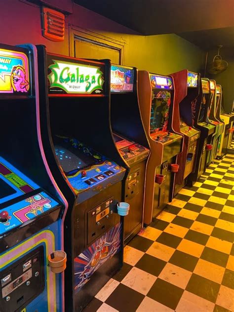 Bar With Vintage Games At Melissa Trexler Blog