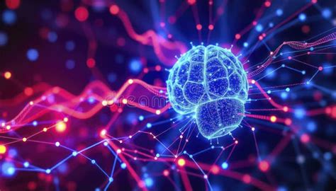 Data Fabric Analytics Artificial Intelligence Technology Background Stock Illustration