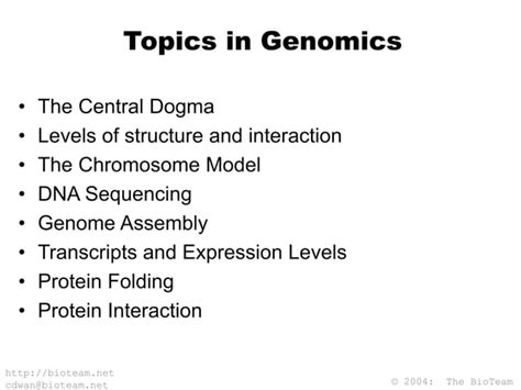 Intro Bioinformatics Ppt