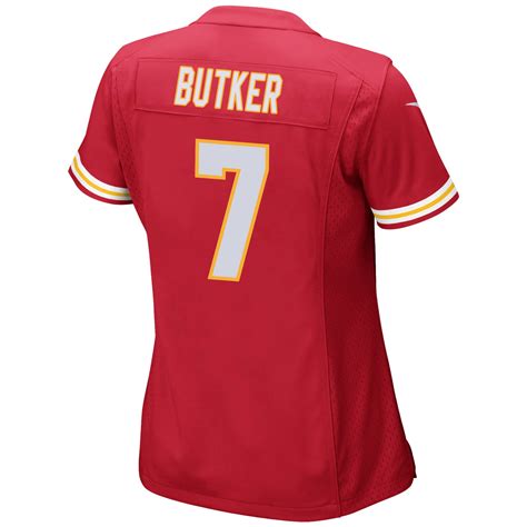 Harrison Butker 7 Kansas City Chiefs 2024 Divisional Patch Game Jersey