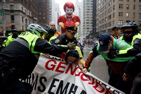 Pro Palestinian Protesters Arrested For Interrupting Thanksgiving