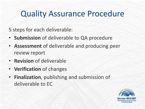 PPT Quality Assurance Procedure PowerPoint Presentation Free Download ID 4275631