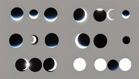 Hoja De Sprite De Eclipse Solar O Lunar Imagen Premium Generada Con Ia