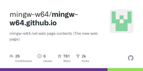 Mingw W Github Io At Source Mingw W Mingw W Github Io Github