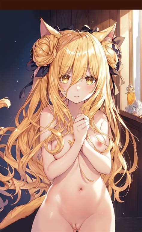 Rule 34 Ai Generated Blonde Hair Cat Ears Date A Live Hoshimiya