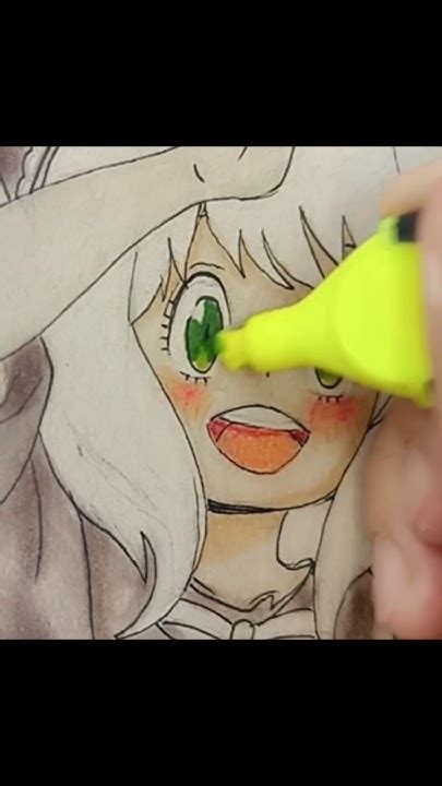 تلوين عين انيا 🩷 رسم انيا 🎨 شوفو الفيديو كامل على قناتي Youtube