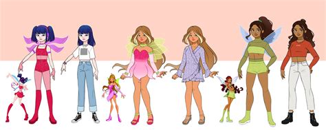 Winx Redesign 1 2 By Yoseidraws On Deviantart