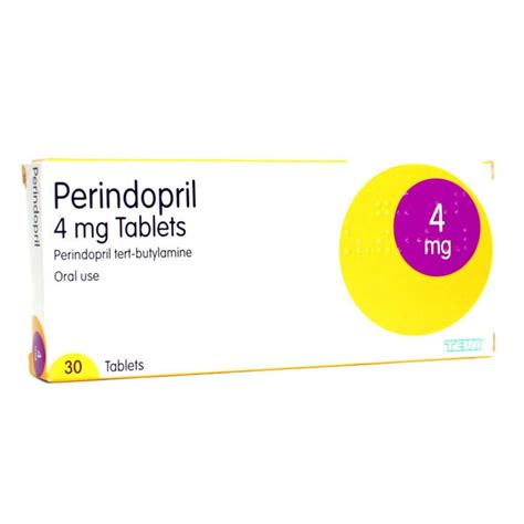 Perindopril 4mg Tablets 30 Tablets Asset Pharmacy
