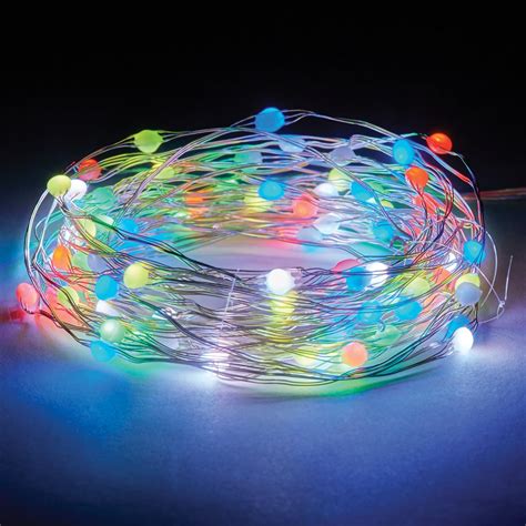 100 Led Micro String Lights With Remote Control Collections Etc