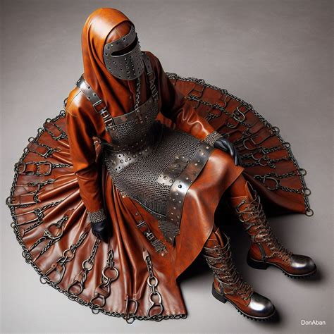 The Chain And Leather Dress By Donaban On Deviantart