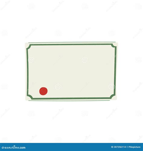 Certificate Certificate Cartoon Vector Illustration