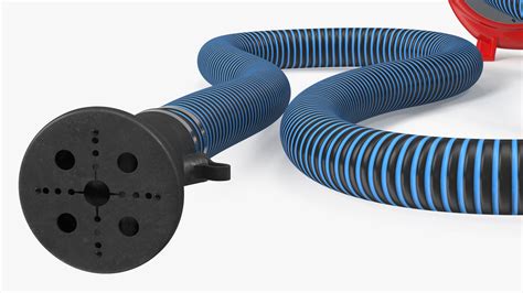 Exhaust Fume Extraction System Twin Duct Rigged 3d Model 59 Max