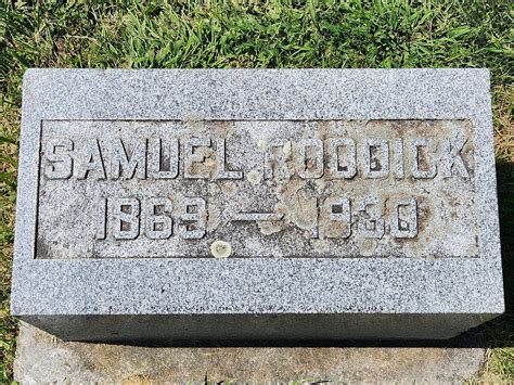 Samuel Roddick 1869 1930 Homenaje De Find A Grave