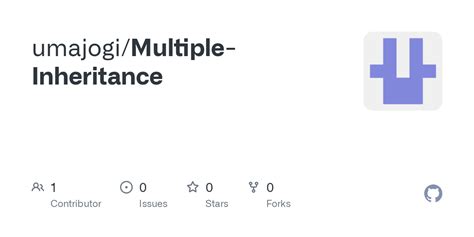 Github Umajogimultiple Inheritance