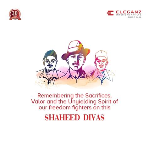 On The Occasion Of Shaheed Divas We Eleganz Interiors