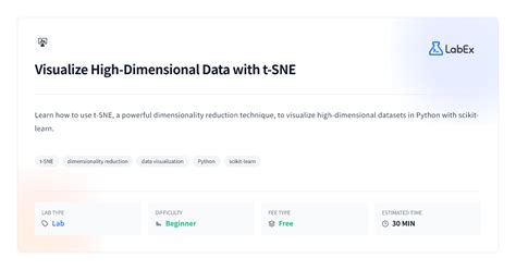t sne tutorial dimensionality reduction data visualization labex