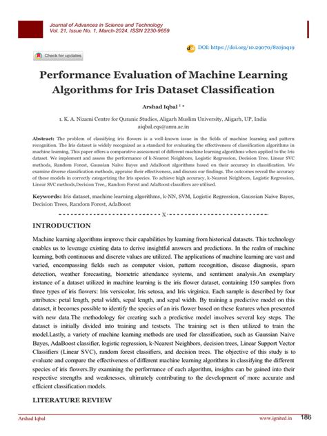 Machine Learning For Iris Classification Pdf Machine Learning
