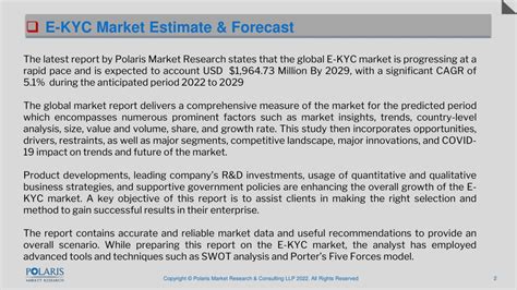 Ppt E Kyc Market Share Size Trends Industry Analysis Report 2022