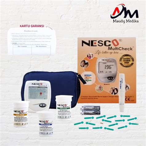Jual Nesco Multicheck 3 In 1 Nesco Gcu Alat Test Gula Darah Nesco