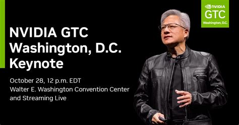 Nvidia Gtc 华盛顿特区主题演讲 黄仁勋