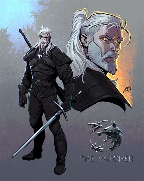 Геральт Witcher Персонажи The Witcher Ведьмак Witcher Ivan
