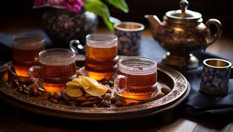 Premium Photo An Artistic Shot Of A Traditional Pakistani Tea Set