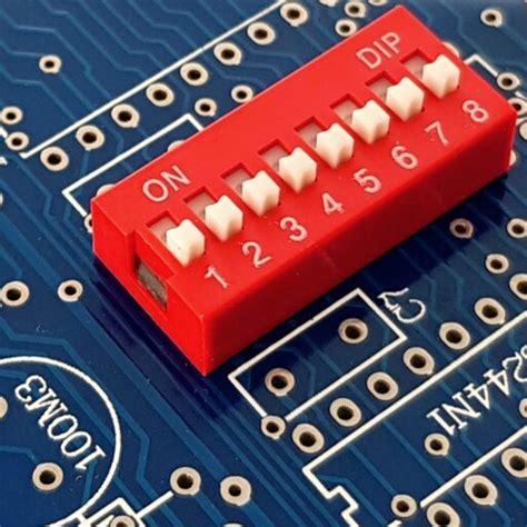 خرید و قیمت دیپ سوئیچ 8 پین از غرفه آرسان الکترونیک باسلام