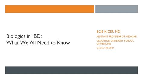 Ppt Understanding Biologic Medications For Ibd Treatment Powerpoint