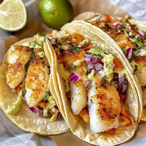 Crispy Cod Fish Tacos With Fresh Salsa Simply Yummy Eats