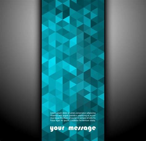 Geometrical Abstract Triangle Mosaic Pattern Background