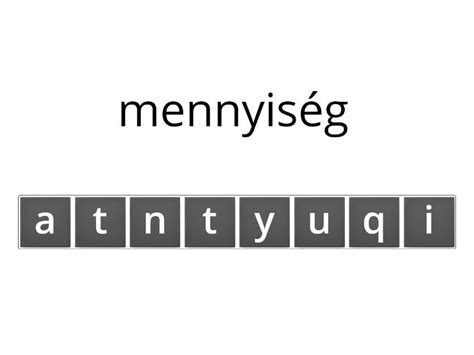 Unit 31 Quantities And Measuring Mixed Up Letters Anagram